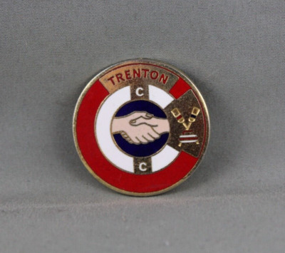 Vintage Curling Club Pin - Trenton Curling Club - Inlaid Pin | eBay