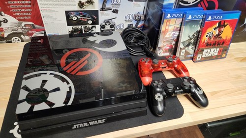 PlayStation 4 PS4 Pro Star Wars Battlefront 1TB+Box +Red Dead ...