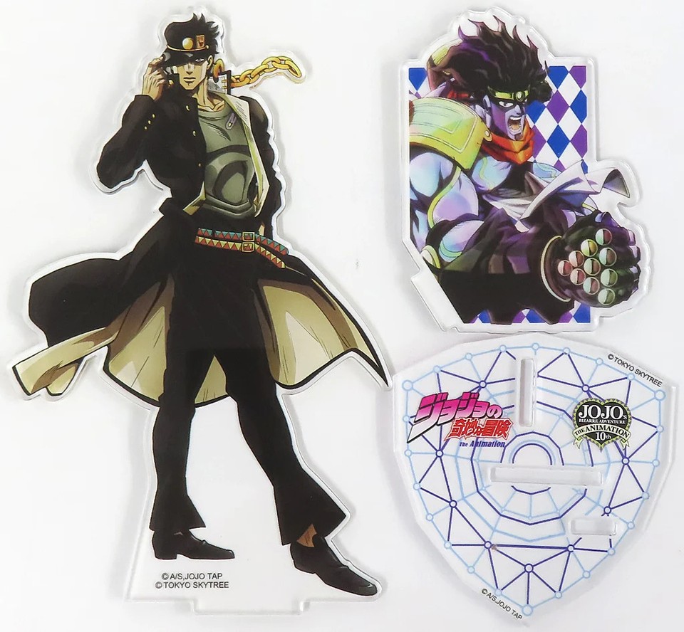 Acrylic Stand/Acrylic Panel - Jotaro Kujo & Star Platinum Acrylic Stand ...