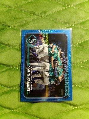 2024 Topps Series 1 Seattle Mariners Team #241 Blue Foil /999 | eBay