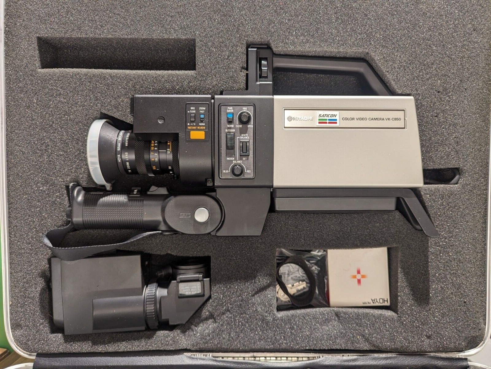 Hitachi Color Video Camera VK-C850 w/ Case and Manual - Untested | eBay