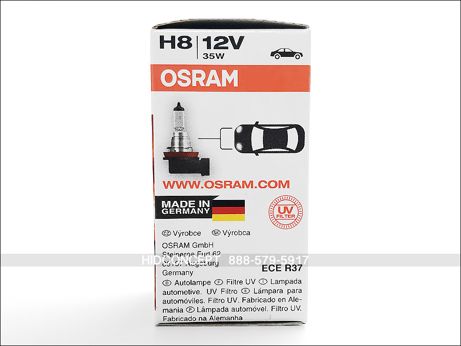 Osram H8 Original Line OEM Halogen Fog Headlight Bulbs | 64212 | Pack ...