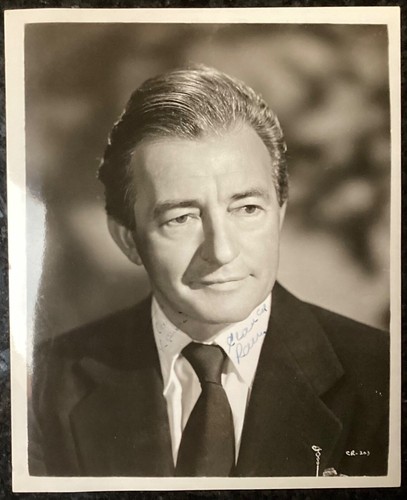 Claude Rains signed 8x10" photo Comes with COA | eBay