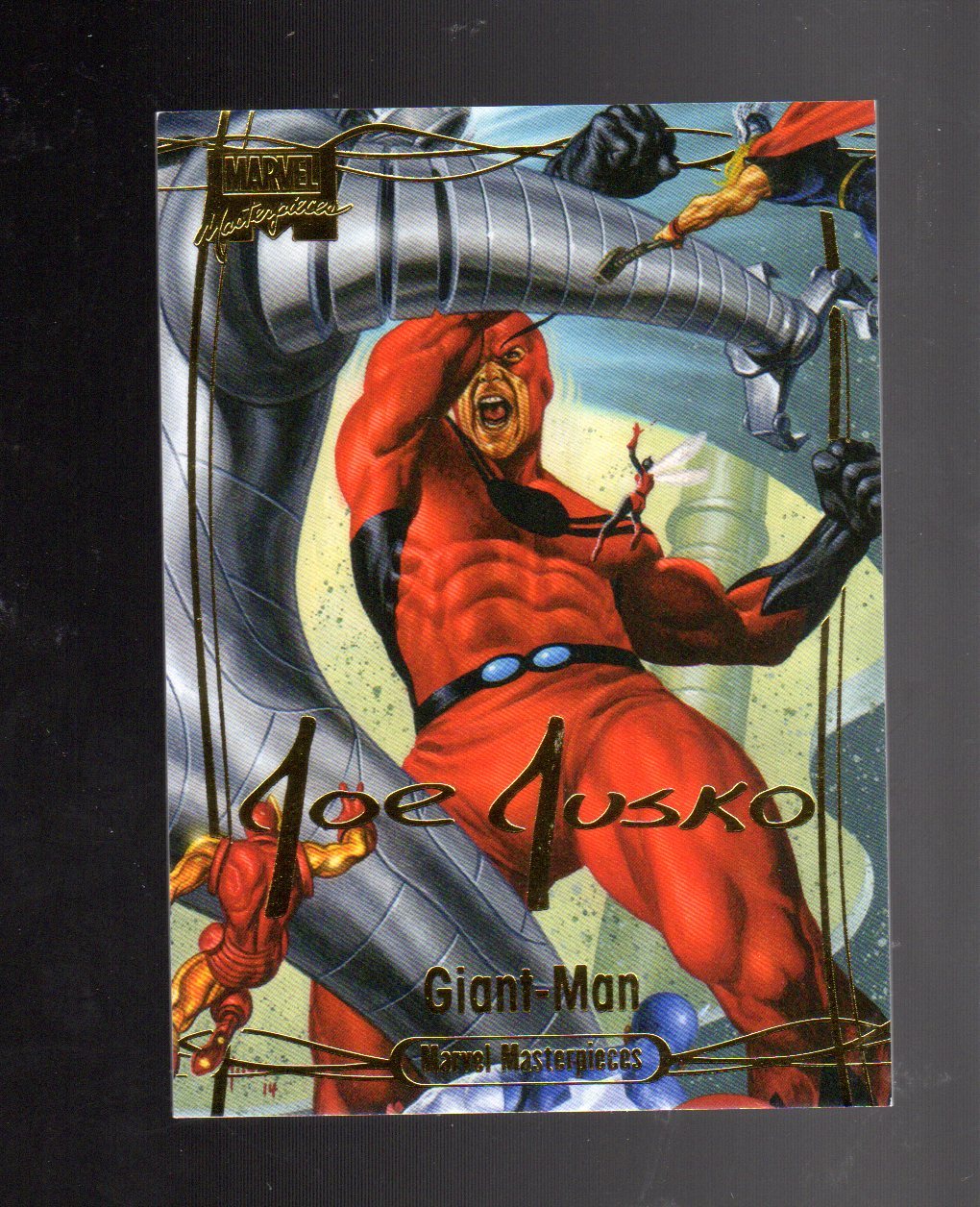 2016 Marvel Masterpieces #17 Joe Jusko GOLD signature card | eBay