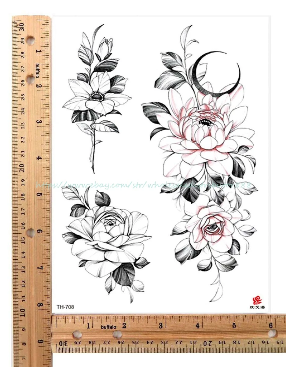 Bohemian Flower Tattoo