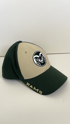 Colorado State Rams Hat Cap Tan Green Adjustable Embroidered Russell ...