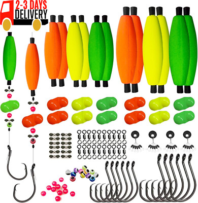Catfish Rig Making Kit Catfishing Rig Accessories 126PCS Catfish Tackle ...