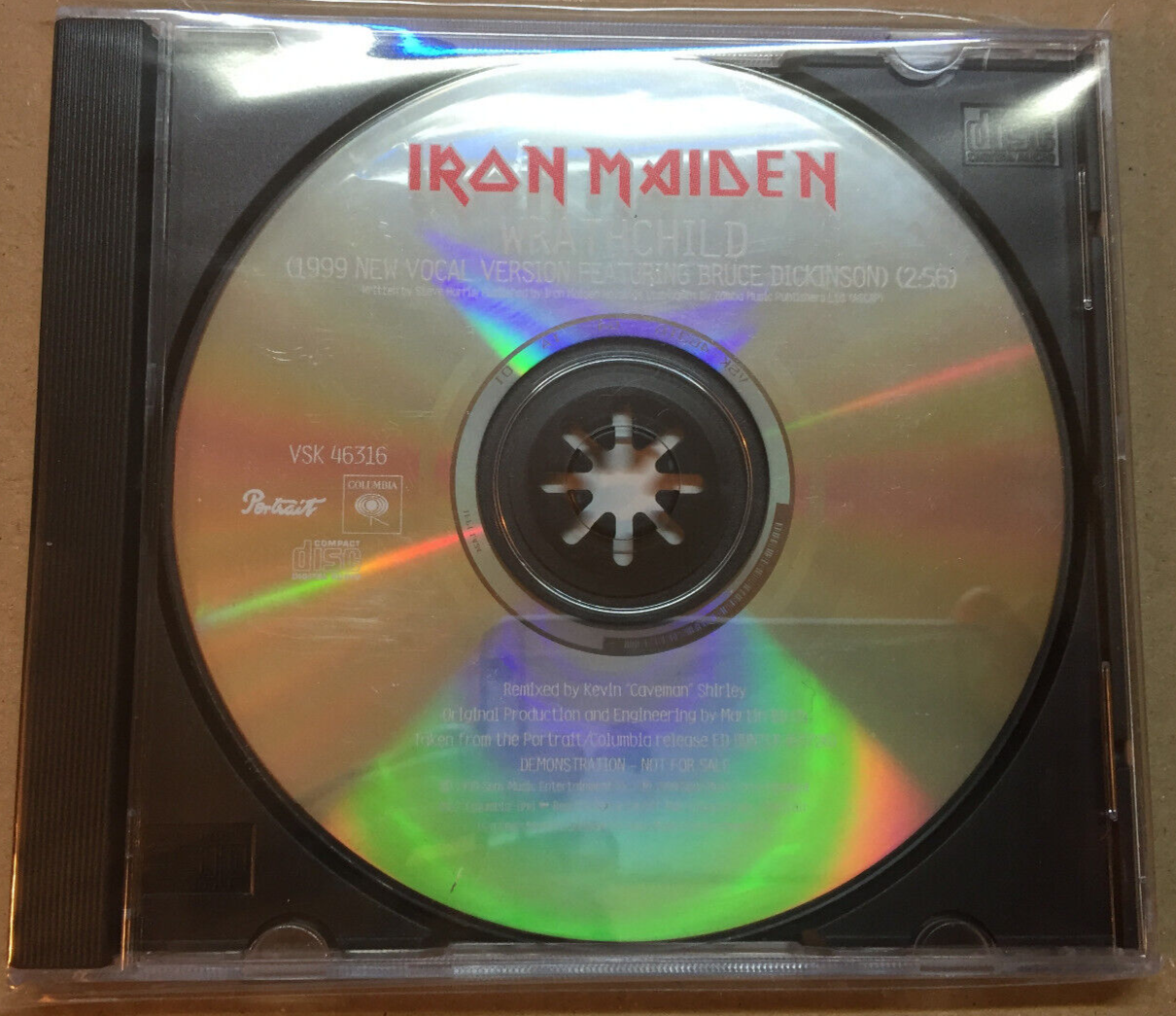 IRON MAIDEN CD SINGLE PROMO WRATHCHILD POTRAIT nEW 1999 Ultrarare | eBay