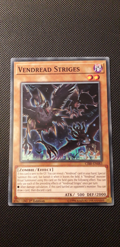 Yu-Gi-Oh! Vendread Striges, CIBR-EN083, Common, 1. Edition, English ...