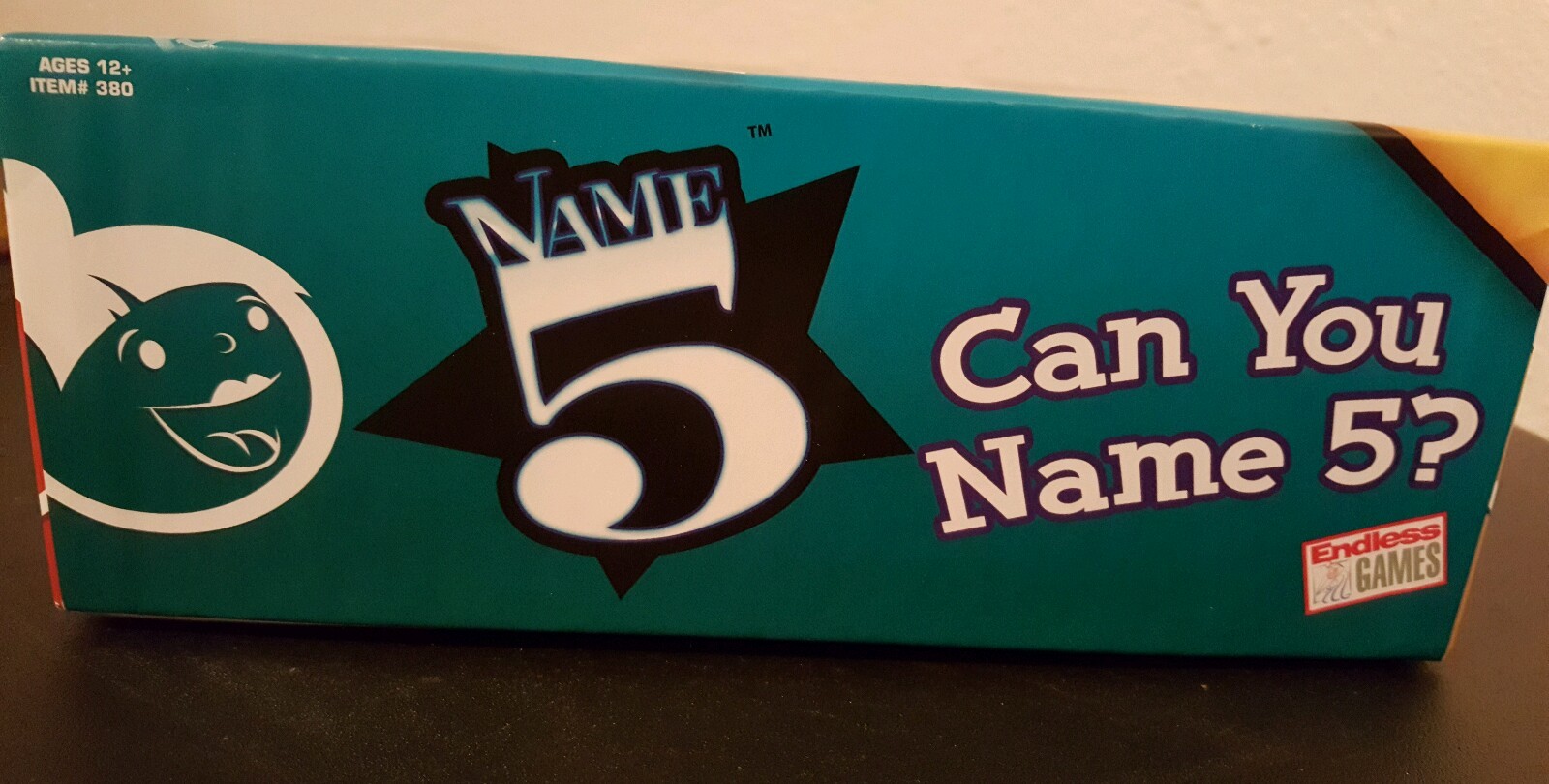 NAME 5 Party Board Game Can you NAME 5? 12+ 2009 Boys and Girls ...