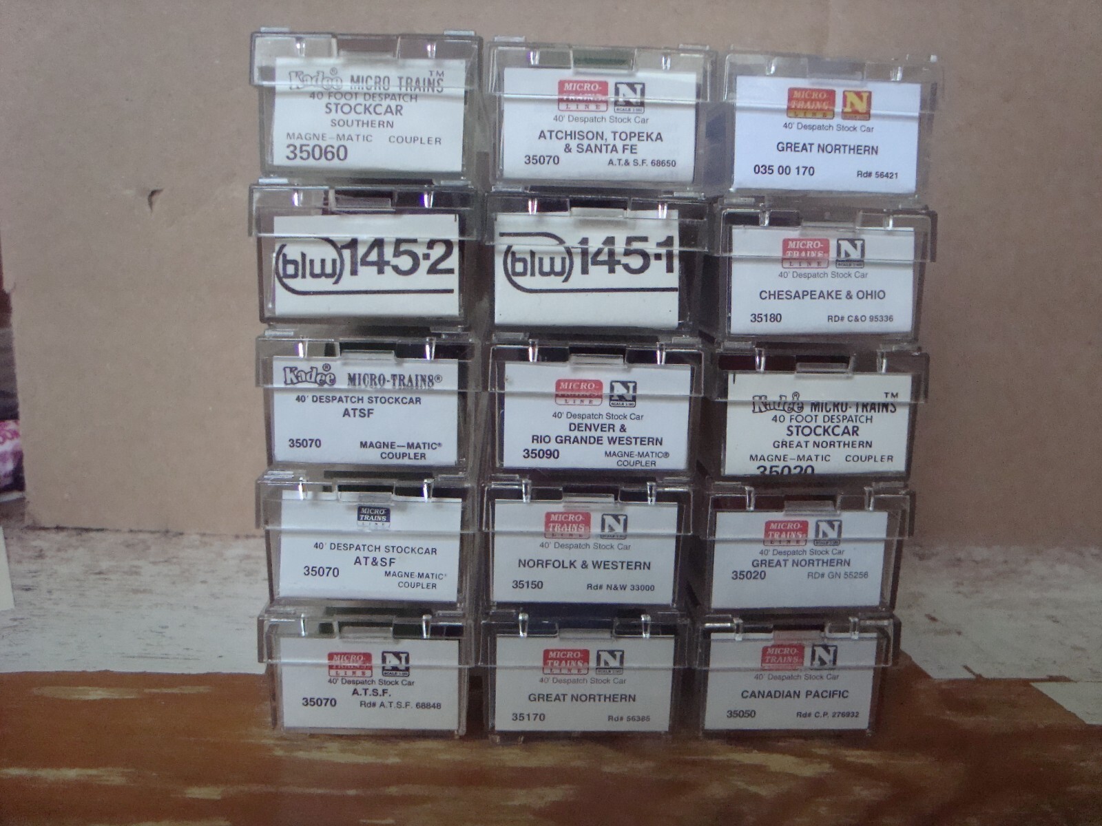 N Scale MTL Despatch Stock Cars All NEW! Huge Selection!!