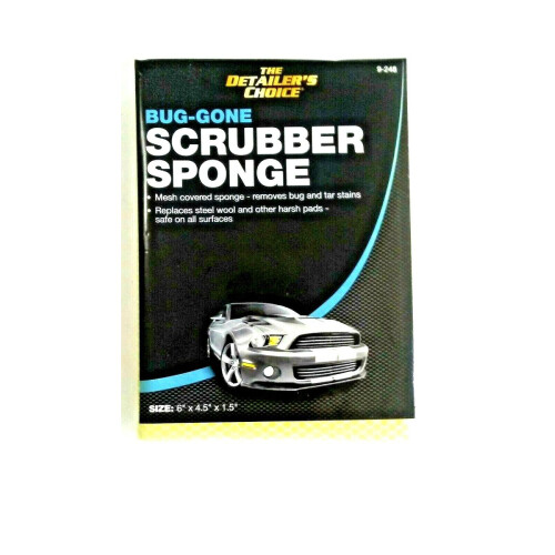 The Detailer's Choice -9-248 -LRG BUG-GONE SCRUBBER SPONGE -1PK | eBay