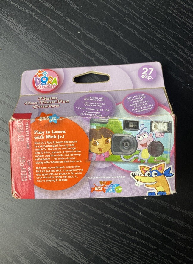 Dora the Explorer 35mm One-Time-Use Camera Flash 27 Exp | eBay