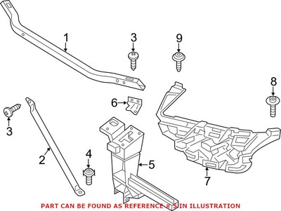Genuine OEM Radiator Support Side Panel Bracket for BMW 51647210499 | eBay