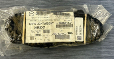 AIRBOSS DEFENSE LIGHTWEIGHT OVERBOOT CBRN MILITARY PRESERVATION LEVEL A ...