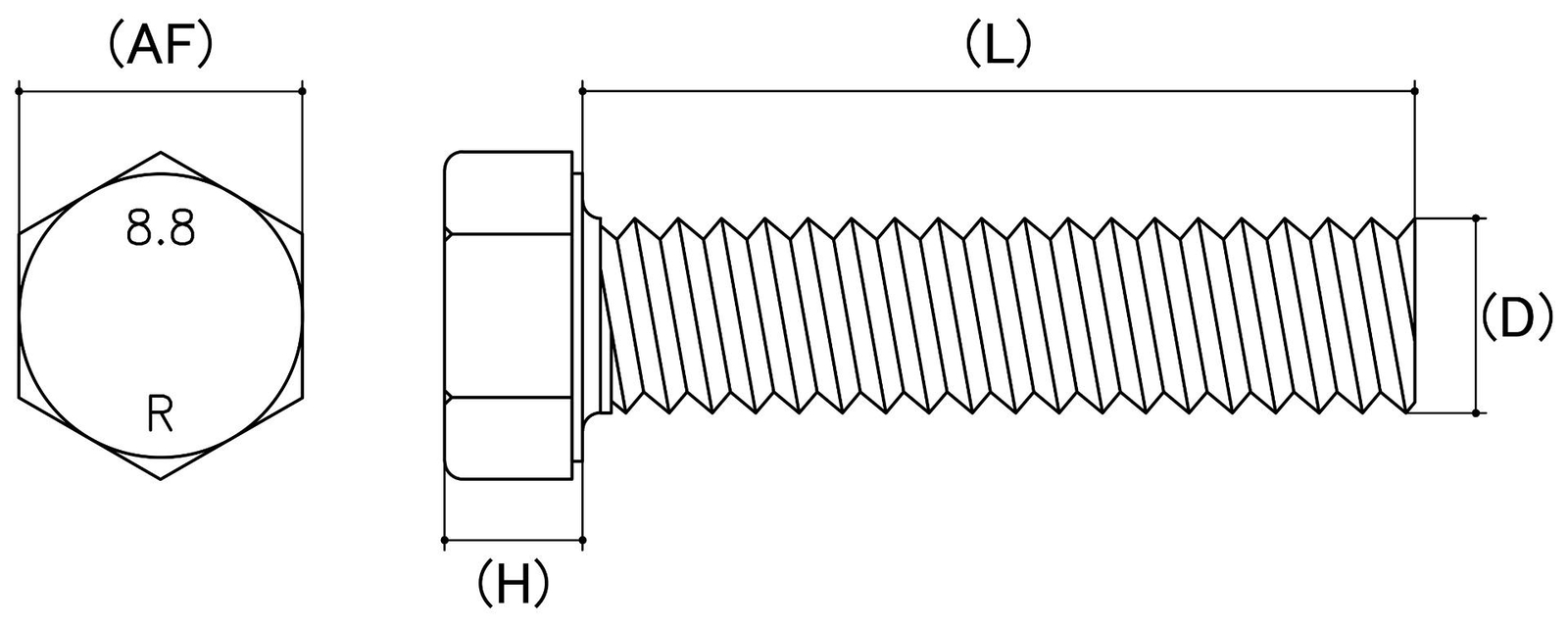 Pack of 2 Zinc 1/2" x 1-1/4" BSF Fine Hex Set Screw Bolt High Tensile ...