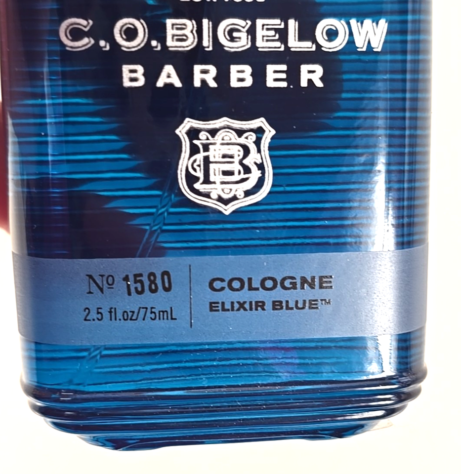 NIB - CO Bigelow Barber ELIXIR BLUE No 1580 Cologne Spray 2.5 oz /75 ml ...