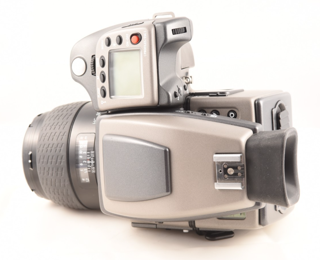Hasselblad H2 body with HC 2.8/80, HV 90x finder and HM1632 film ...
