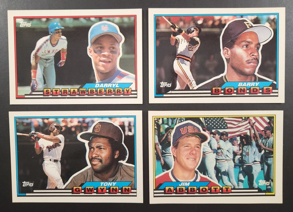 Lot - Two Almost Complete Sets 1989 Topps Big Baseball Cards - Read See ...