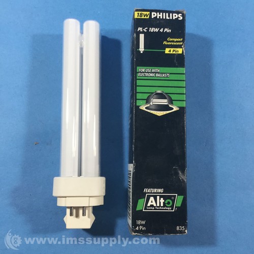 Philips PL-C 18W 4 PIN 18 W Compact Fluorescent Light Bulb FNOB | eBay