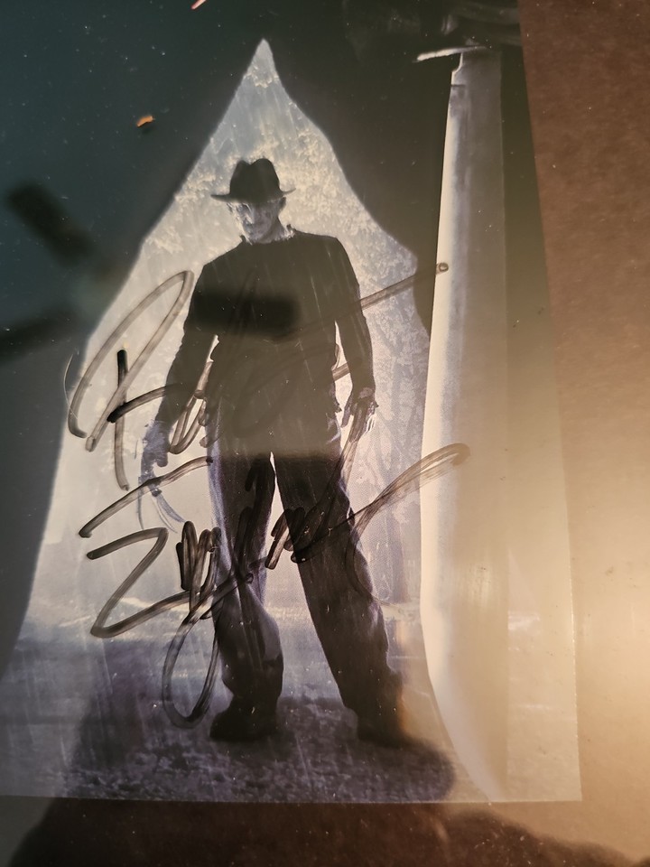 Signed Freddy Vs Jason Photograph Robert Englund Wooden Frame | eBay