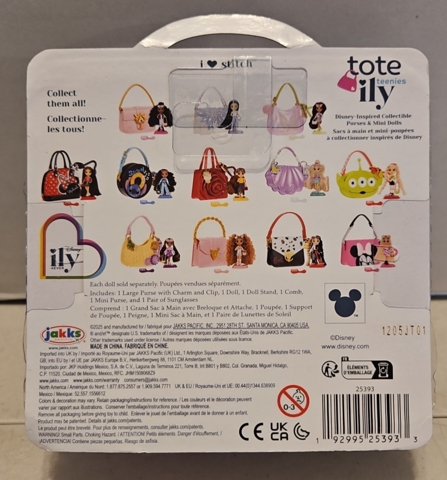 Disney ILY 4Ever Tote-ily Teenies Series 1 I Love Stitch Figure - New P ...