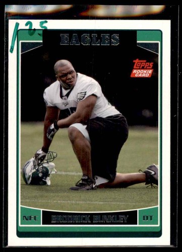 2006 TOPPS BRODRICK BUNKLEY RC PHILADELPHIA EAGLES #333 | eBay