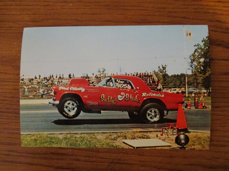 Salty's Super Shaker, 1969 Camaro vintage NHRA Drag Racing postcard ...