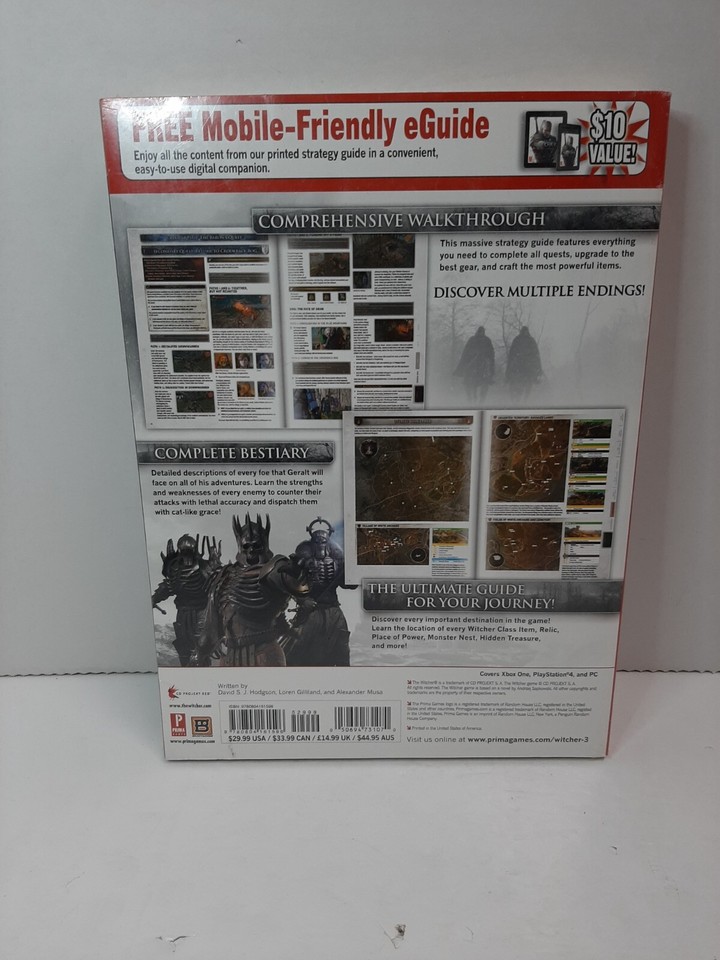 The Witcher III : Wild Hunt Strategy Guide NEW ( B244 ) | eBay