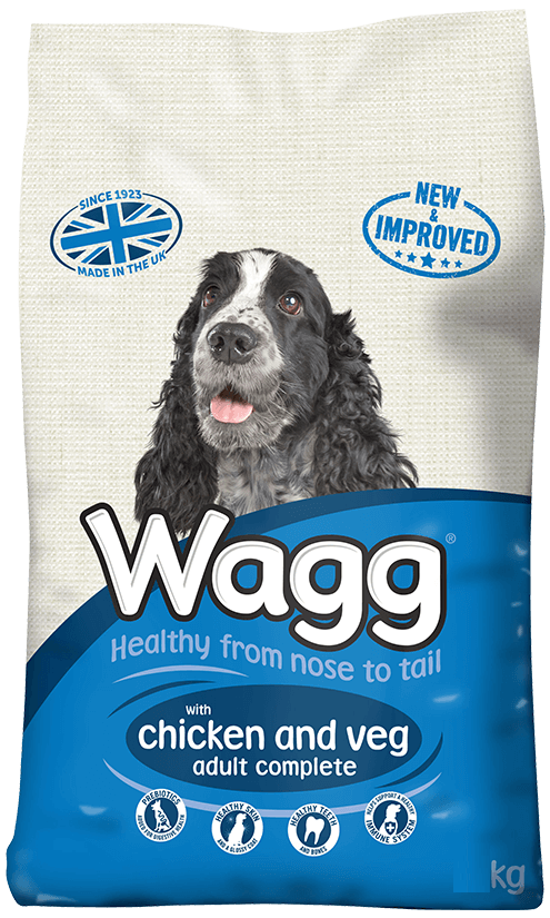 WAGG COMPLETE 1KG 2KG 4KG 12KG adult dry dogs food biscuits bp chicken ...