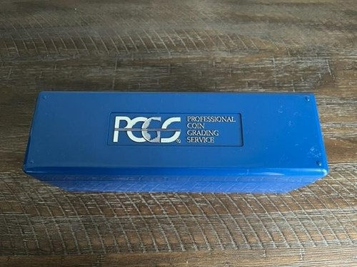 PCGS Storage Box Plastic Case for 20 Certified Slabs Coin Holders BLUE ...
