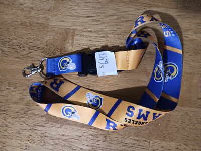 NEW Los Angeles Rams NFL Vintage Logo Lanyard Retro Keychain | eBay