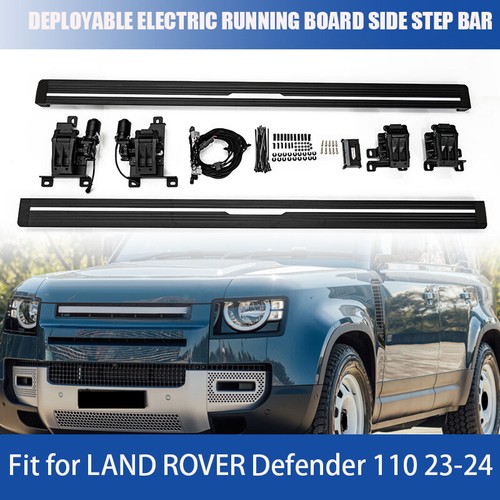 For Land Rover Defender 110 22~2023 Deployable Electric Running Board ...