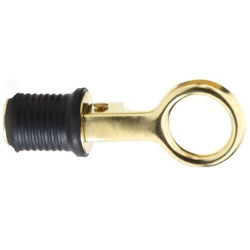 BRASS Boat Snap handle locking drain plug 1 inch in 25mm marine SL52180 ...