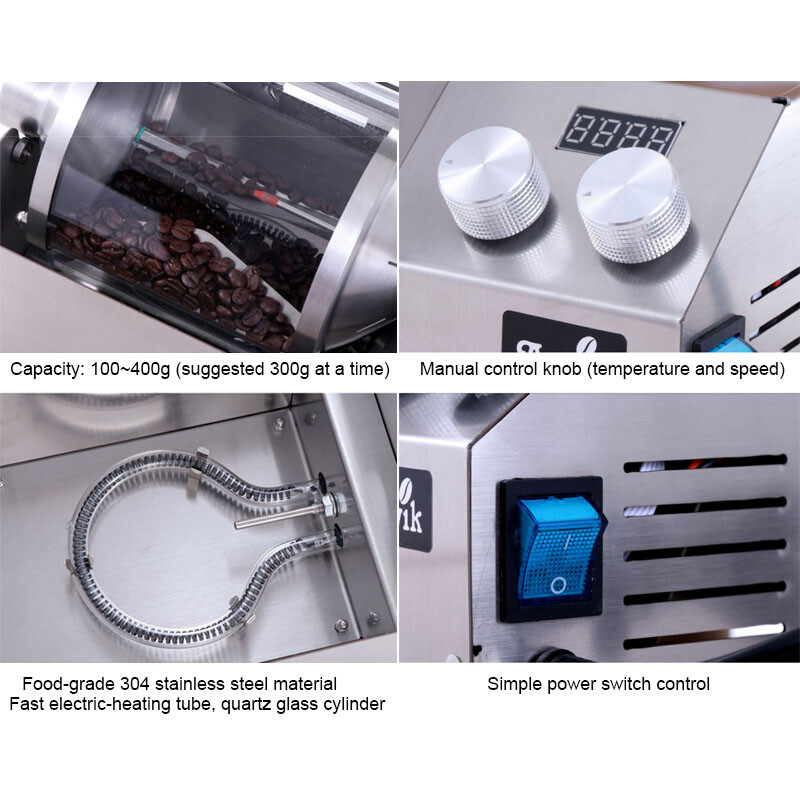 Home Coffee Roaster Coffee Bean Roaster Machine Coffee Sliver Skin ...