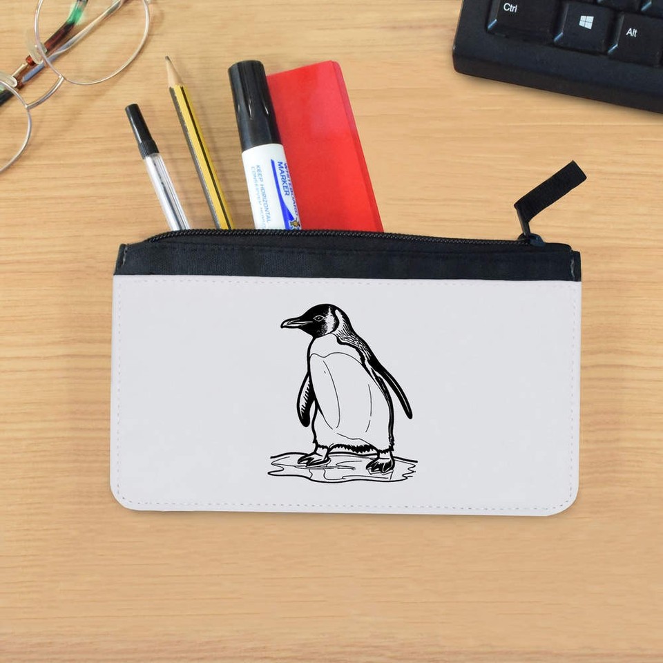 'Penguin Sliding On Ice' Pencil Case (PC00049282) | eBay