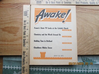 Awake! watchtower magazine july 22 1971 Jehovah's Witnesses | eBay