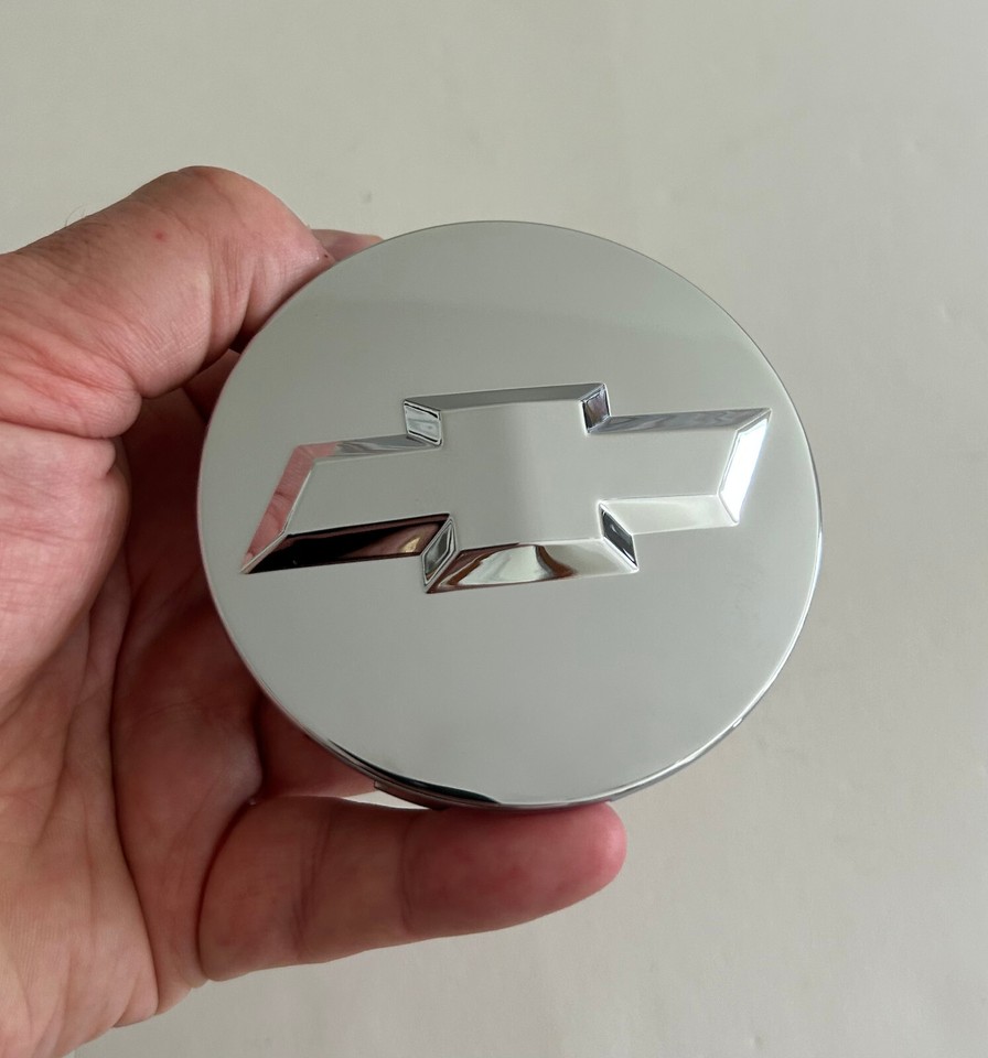 Chevy Wheel Center 4 Caps Chrome Emblem for Chevrolet Silverado Tahoe ...