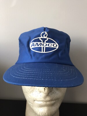 Vintage Baseball Cap Trucker Hat Snapback Mesh Amoco Lid | eBay