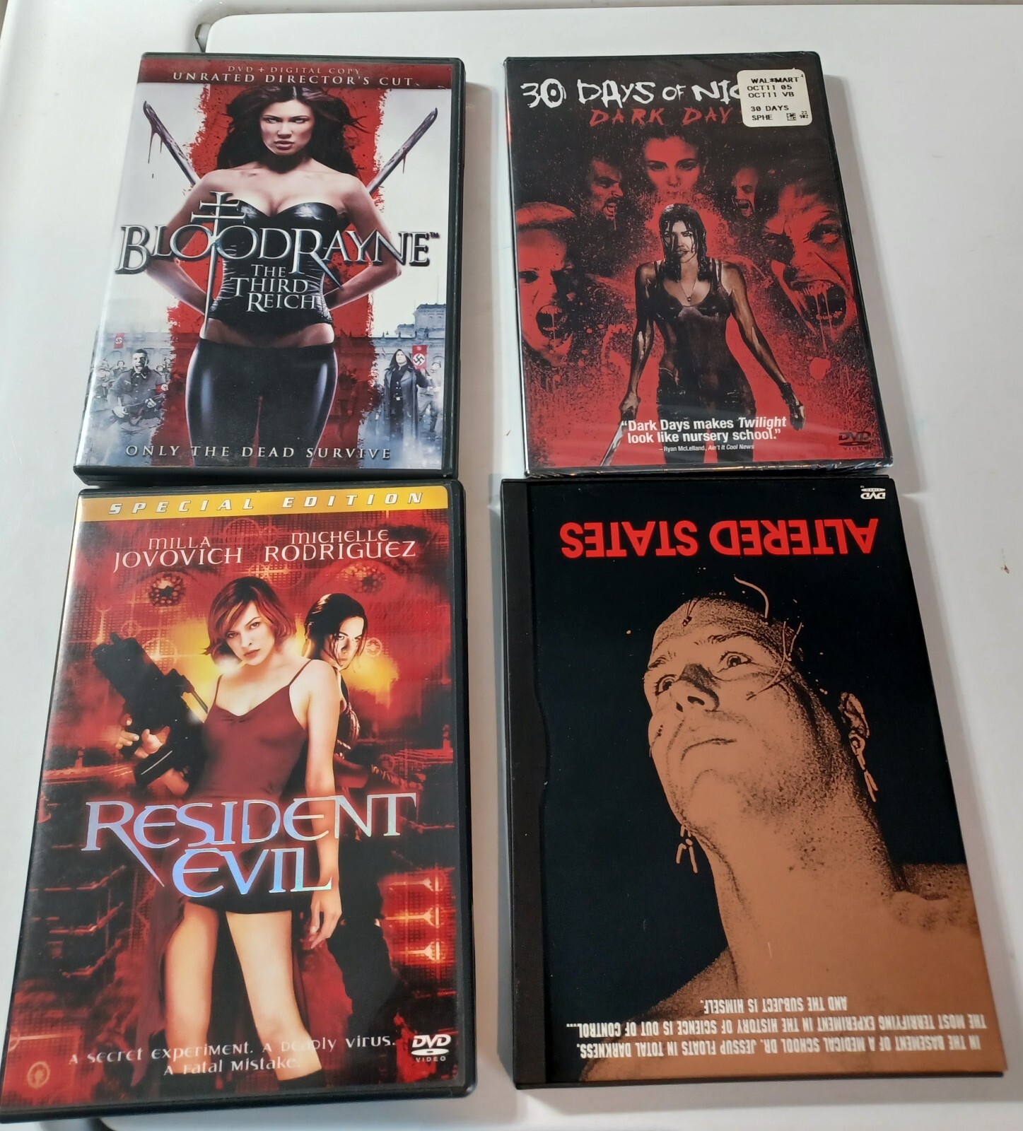 Lot Of 4 Scary, Horror Movies DVDS | eBay