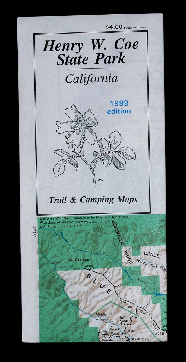 Henry Coe State Park Map Seeking Solitude In The Orestimba Wilderness