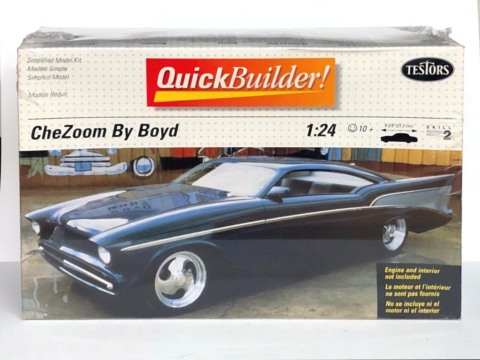 Testors 5201 1/24 Scale QuickBuilder '57 Chevy CheZoom by Boyd Plastic ...