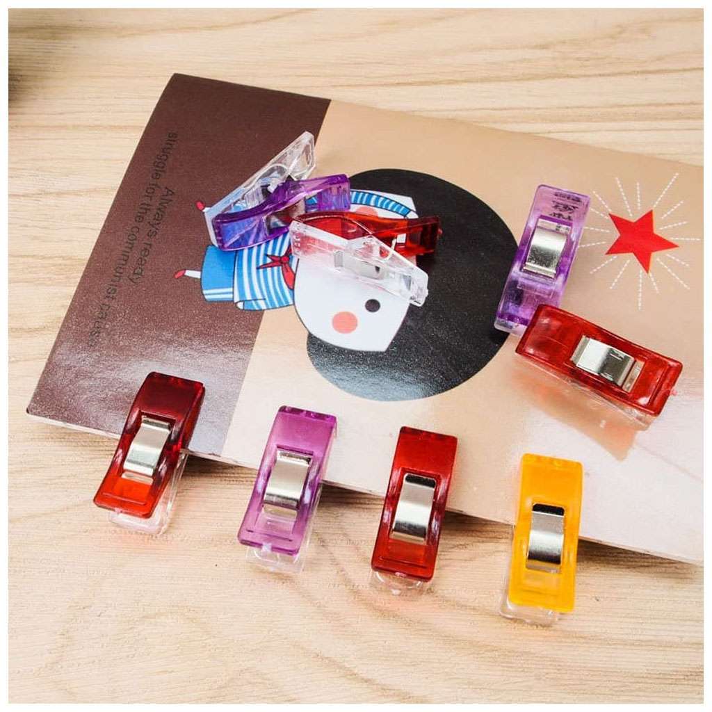 50/100PCS DIY Clips Clamp for Craft Quilting Sewing Knit Crochet ...