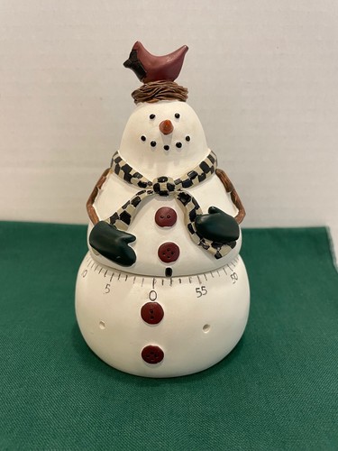 Vintage Debbie Mum (Boston Warehouse) Snowman Kitchen Timer | eBay