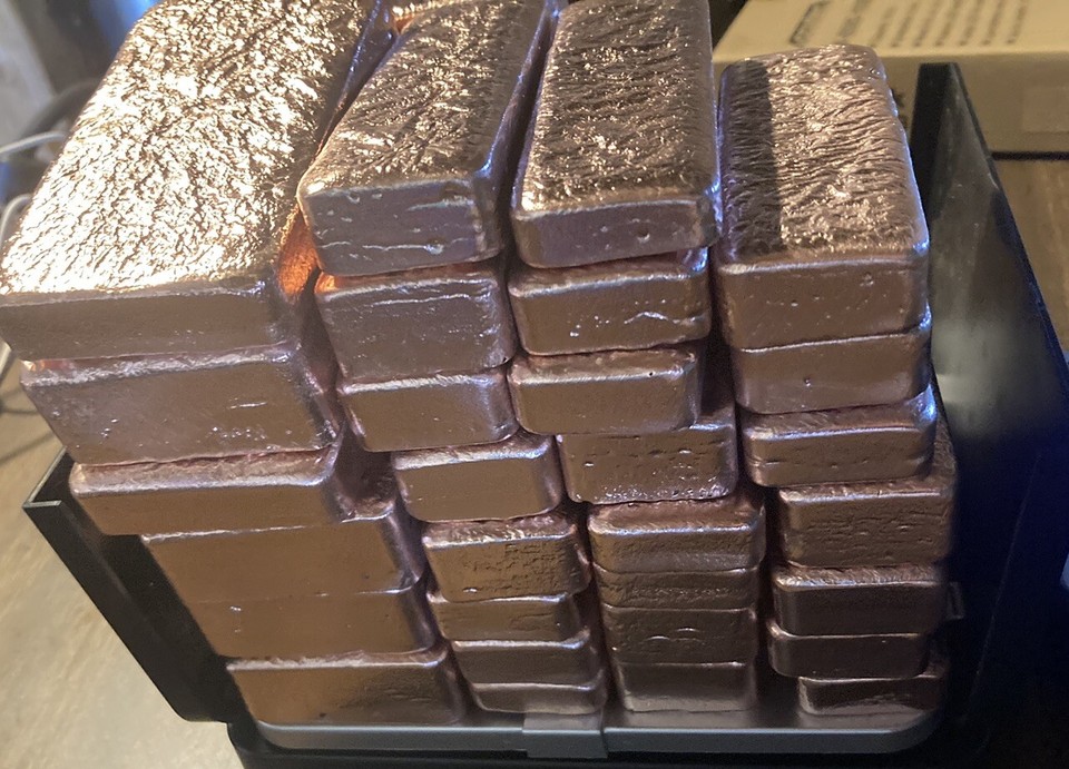 Copper, 50+Lbs Copper Ingots Hand Poured Copper Bars Bullion | eBay