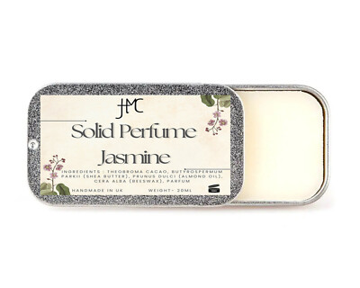 Solid Perfume | Solid Cologne For Women Jasmine Handmade In UK 20ml | eBay