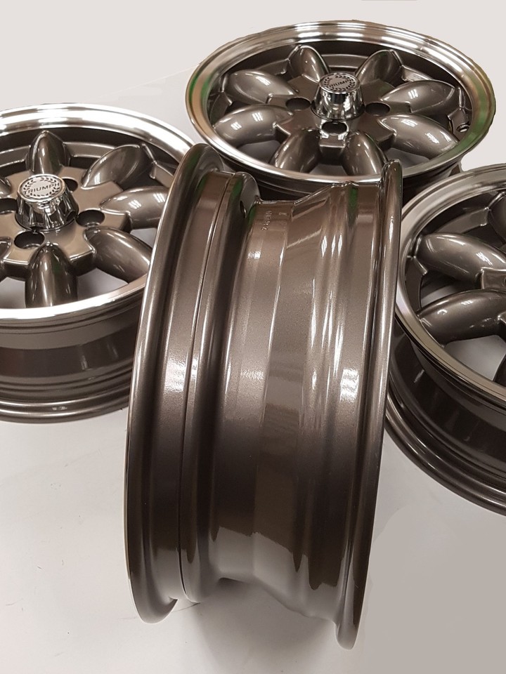 Minilight Alloy Wheels for MG Midget & AH Sprite , Morris Minor etc ...