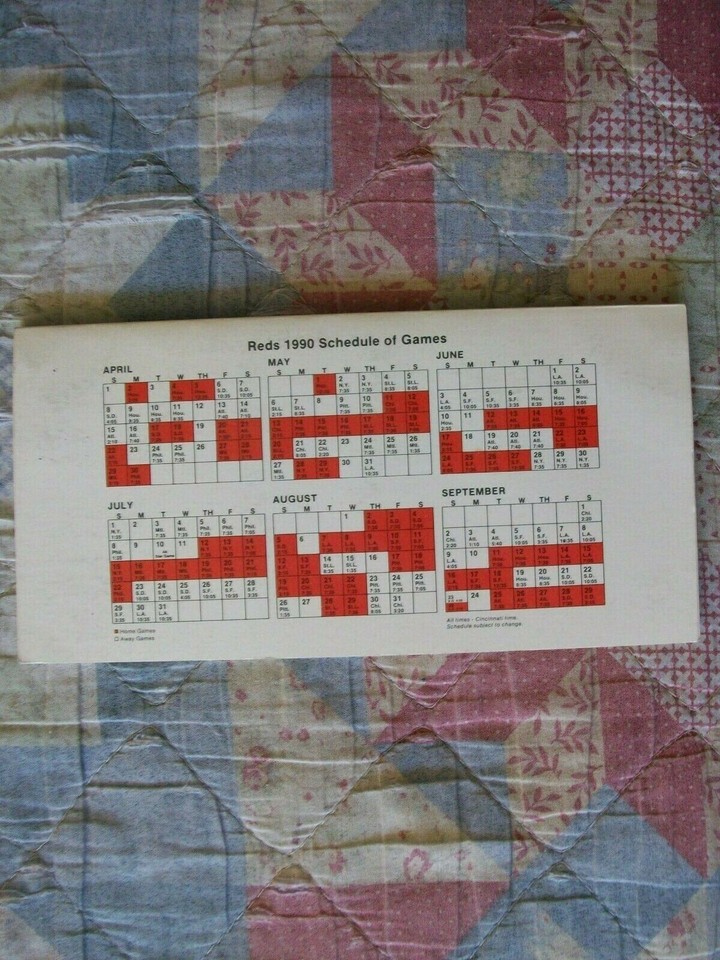 1990 CINCINNATI REDS MEDIA GUIDE WORLD CHAMPIONS! Baseball Program ...