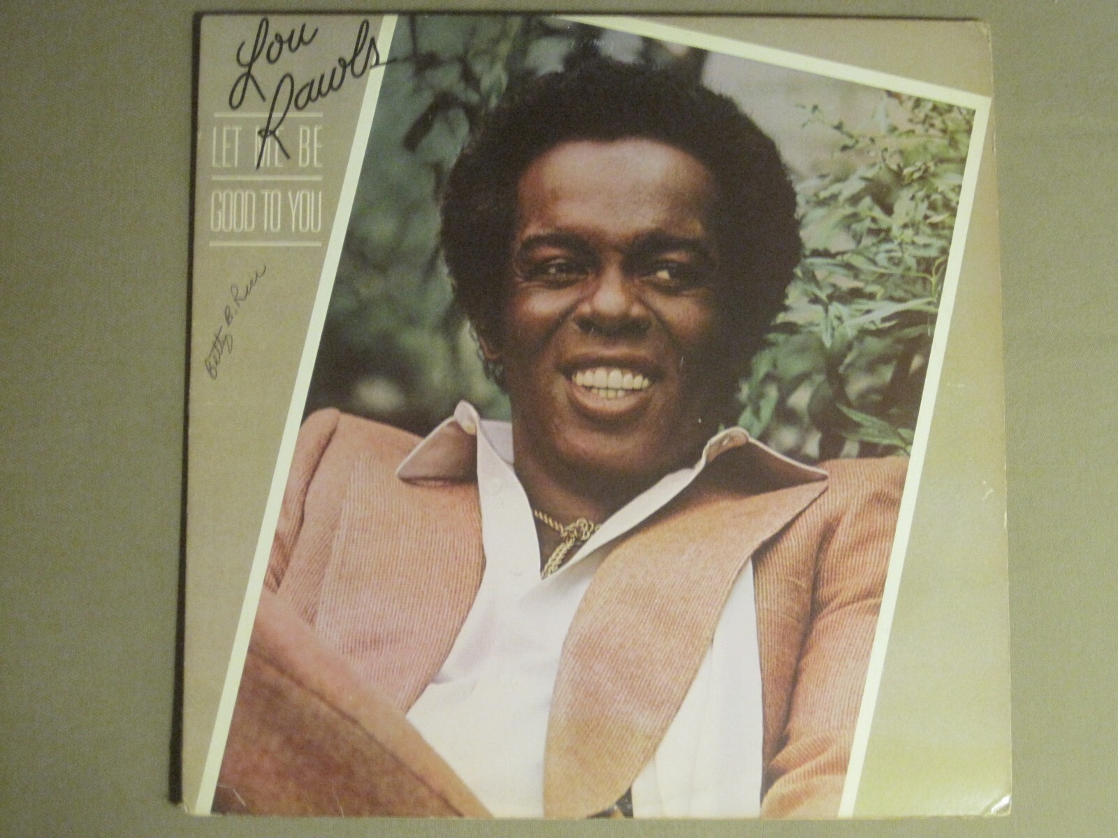 LOU RAWLS LET ME BE GOOD TO YOU LP ORIG '79 JZ 36006 DISCO FUNK SOUL R ...
