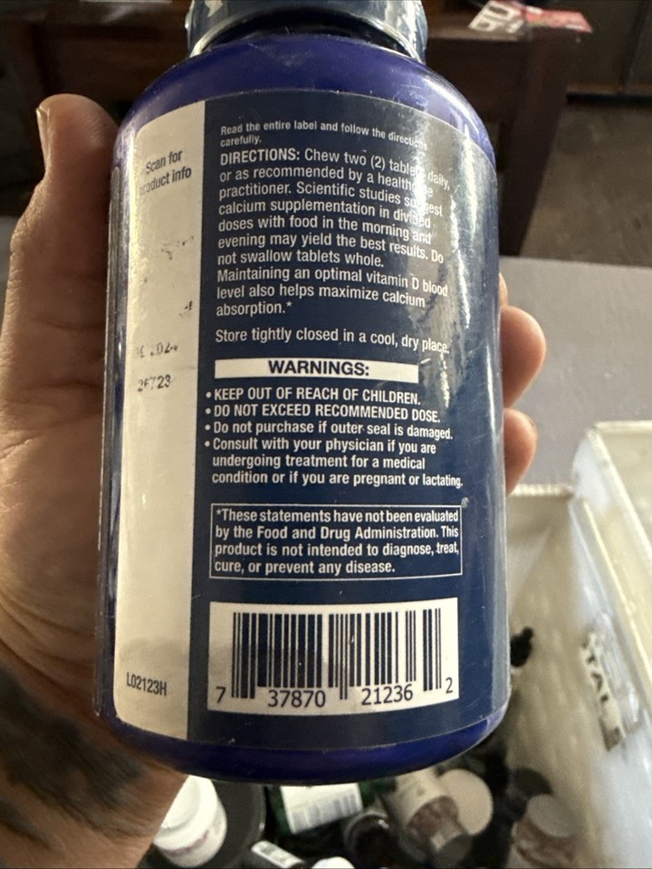 Life Extension Bone Restore 60 Chewable Tabs Magnesium/Amino Acid/D3 ...